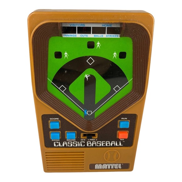 Mattel | Other | Vintage Mattel Classic Electronic Baseball Handheld ...
